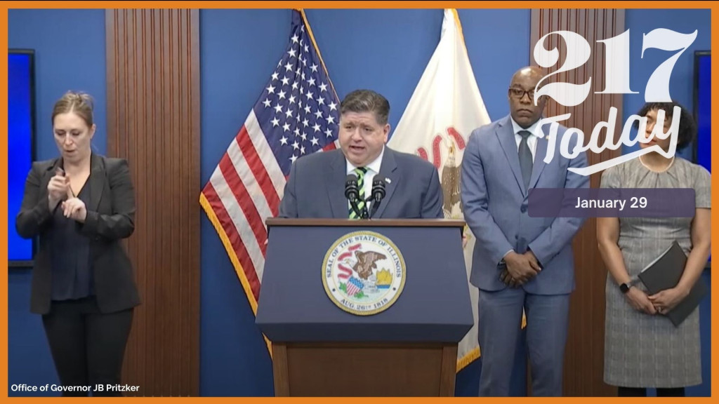 217 Today: Pritzker addresses pause of federal funds to programs in ...