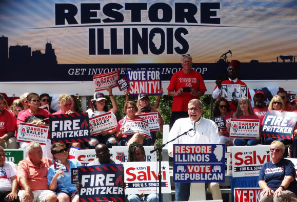 Candidates press for votes at IL State Fair | The 21st Show | Illinois ...